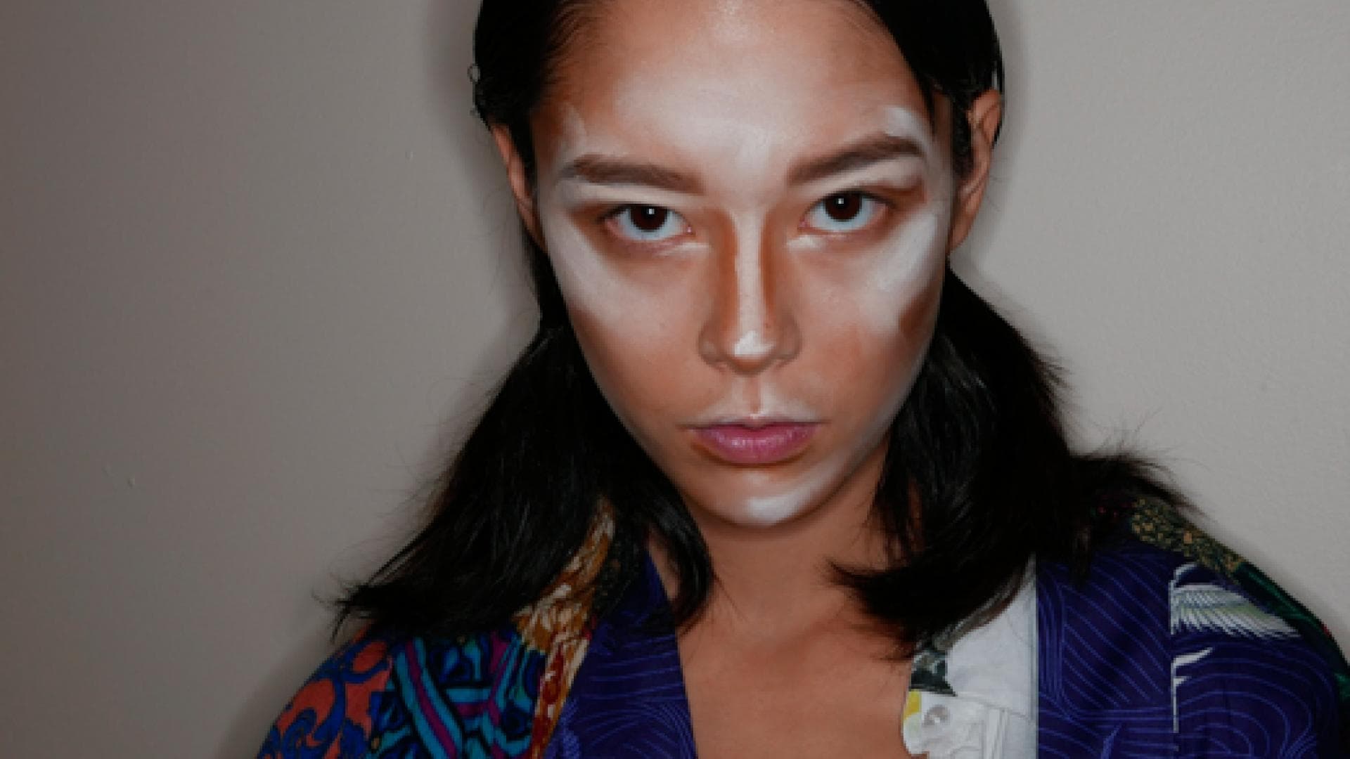 Unverblendetes Contouring auf der New York Fashion Week
