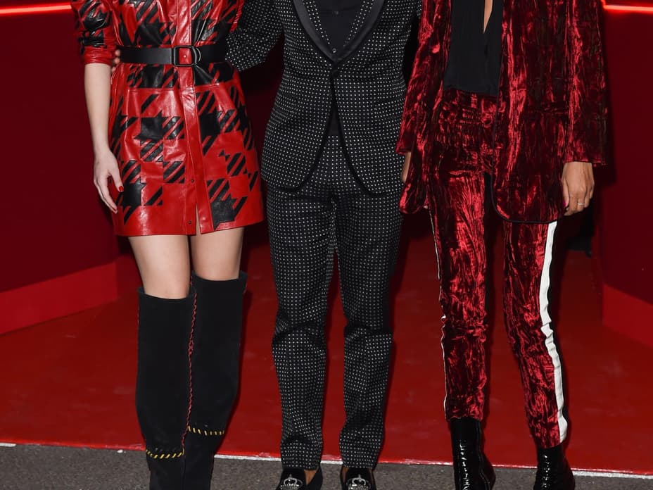 Barbara Palvin, Lewis Hamilton und Liya Kebede