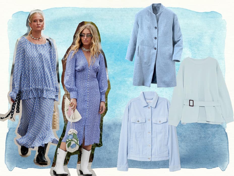 Hellblau: Die neue Trendfarbe für den Herbst
