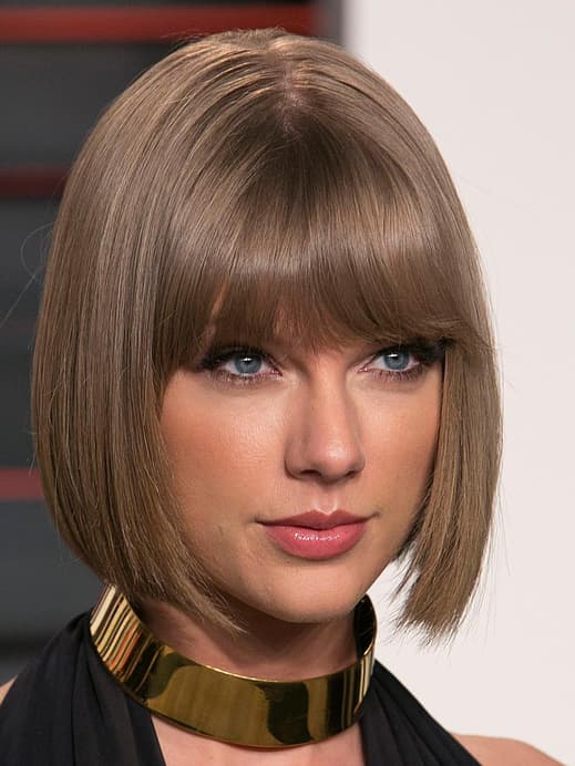 Stilvolle Frisur Taylor Swift Ebenbild