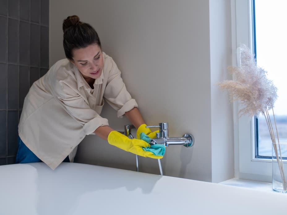 Haushalts-Tipp: Das passiert, wenn du dein Badezimmer mit Klarspüler putzt