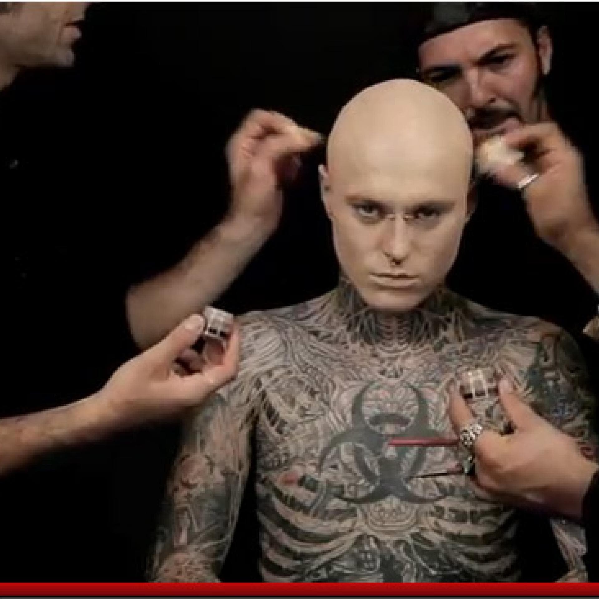 Rick Genest Makeup Werbung | Saubhaya Makeup