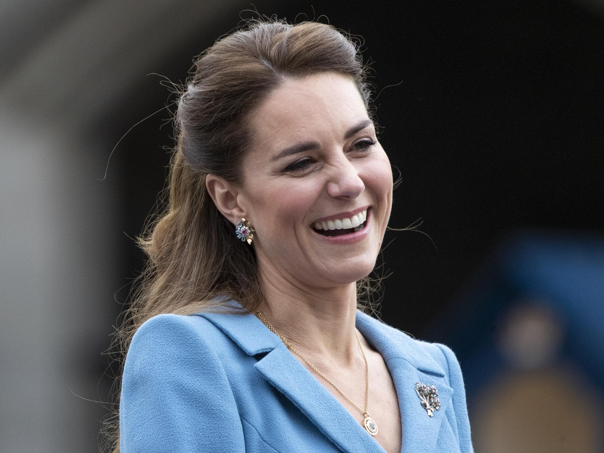 Kate Middleton Haare Halb Hoch